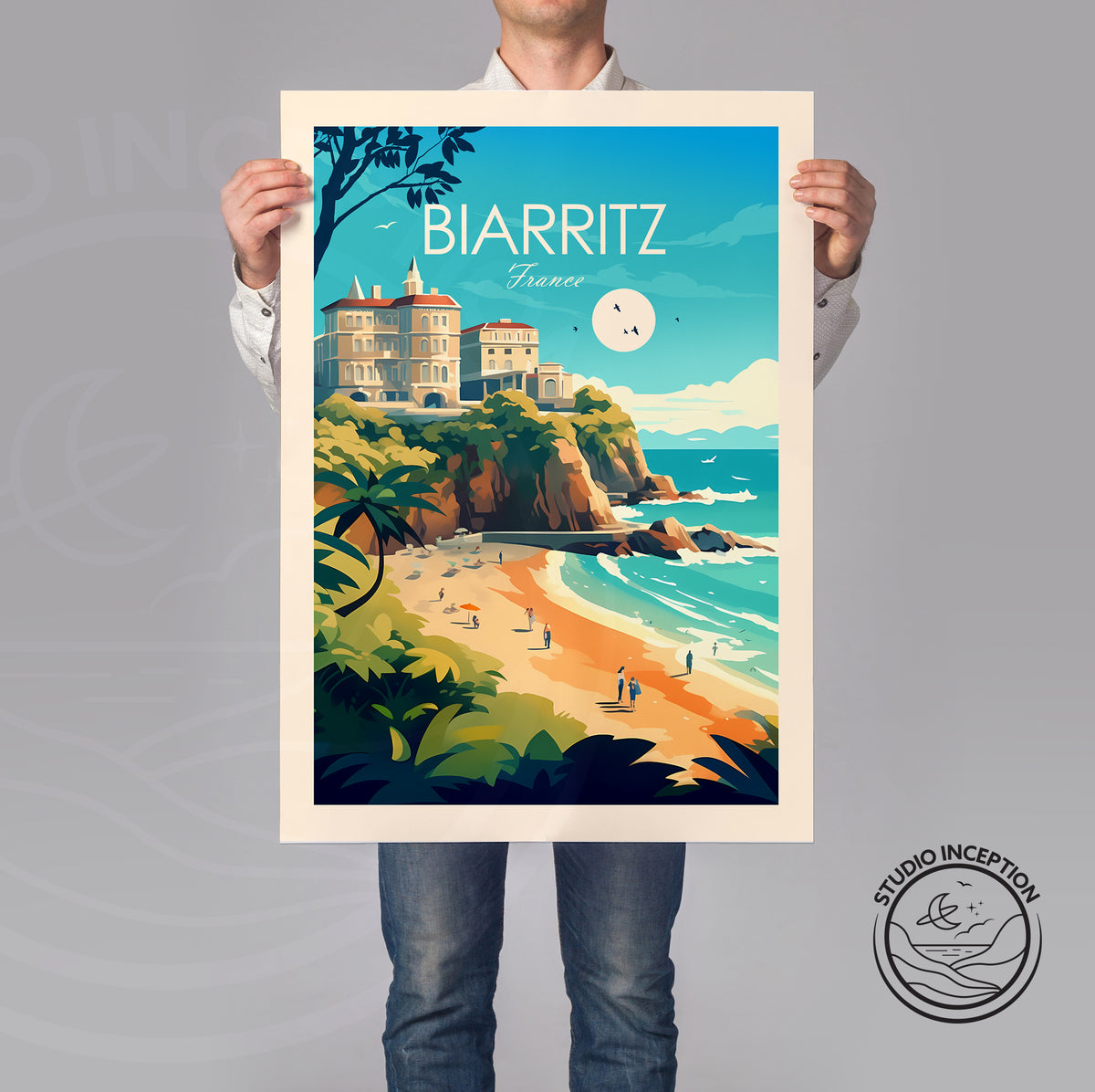 Biarritz Traditional Style Print – Studio Inception