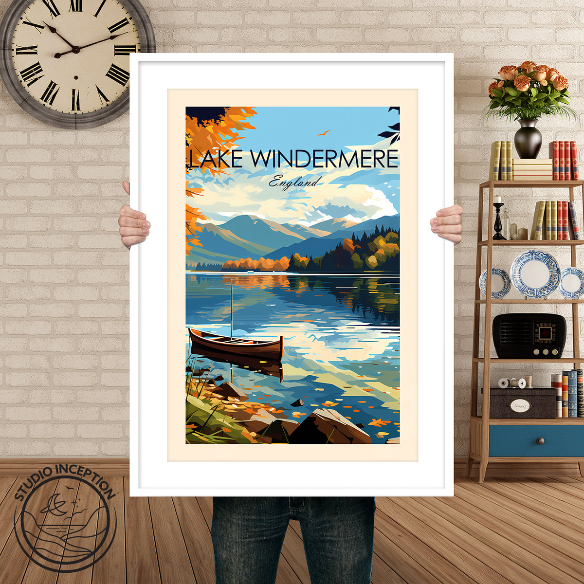 Lake Windermere Traditional Style Print – Studio Inception
