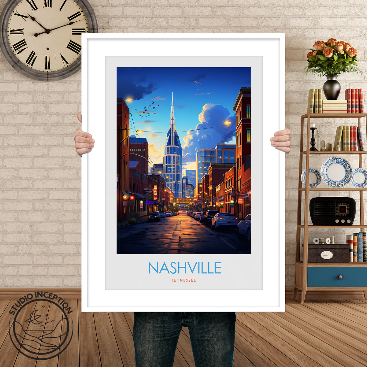 Nashville Minimalist Print – Studio Inception