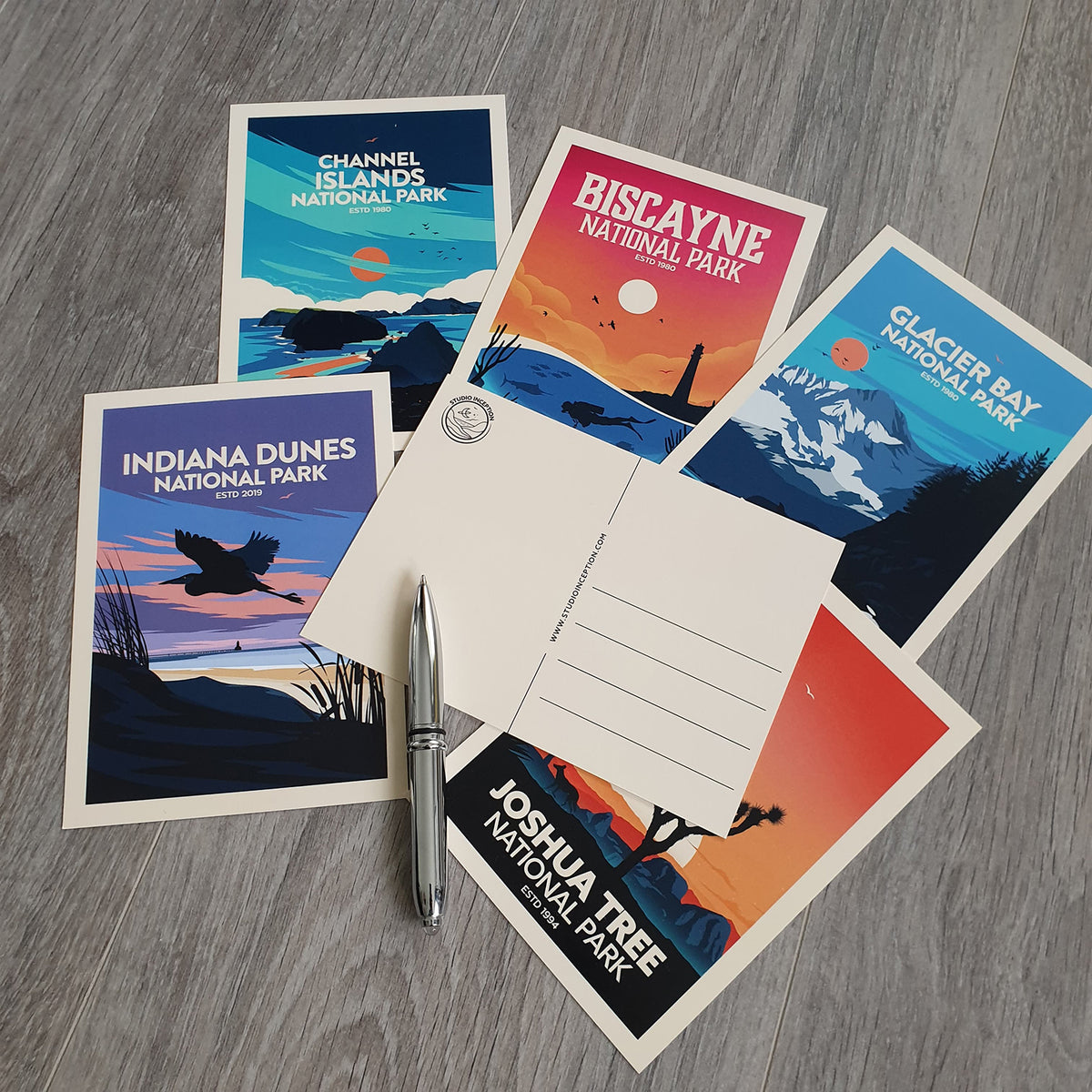 National Park Postcards – Studio Inception