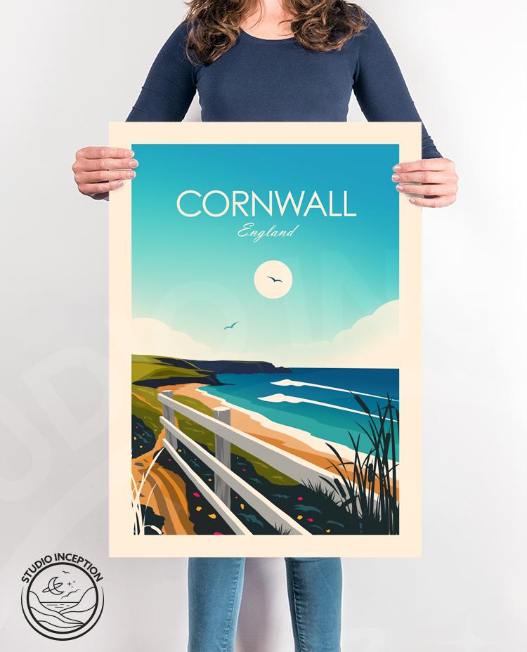 Cornwall Traditional Print – Studio Inception