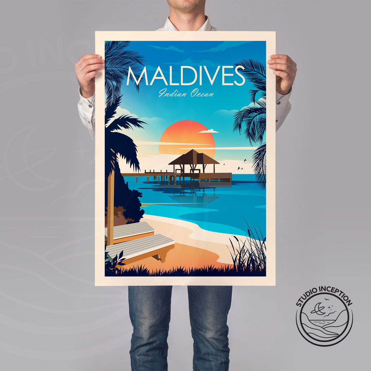 Maldives Traditional Style Print – Studio Inception