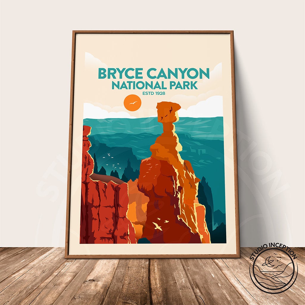 Bryce Canyon National Park Traditional Style Print – Studio Inception